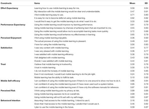 Beyond The Technology Acceptance Model Elements To Validate The