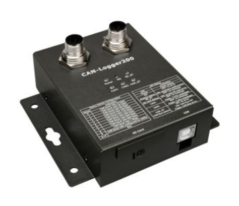 intelligent can bus data logger device with two can bus ports copperhill