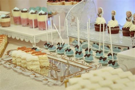 Candy Table With Sweets Stock Image Image Of Sugar 303710099