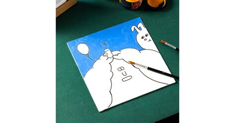 სახატავი ტილო პლანშეტი Deli 25x25სმ თეთრი · საკანცელარიო