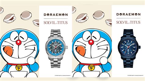 New Doraemon Solvil Et Titus Watch Collaboration Collection One Esports
