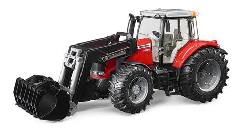 Bruder Massey Ferguson 7624 With Front Loader Bruder Agriculture