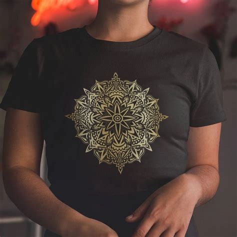 Mandala T Shirt Etsy