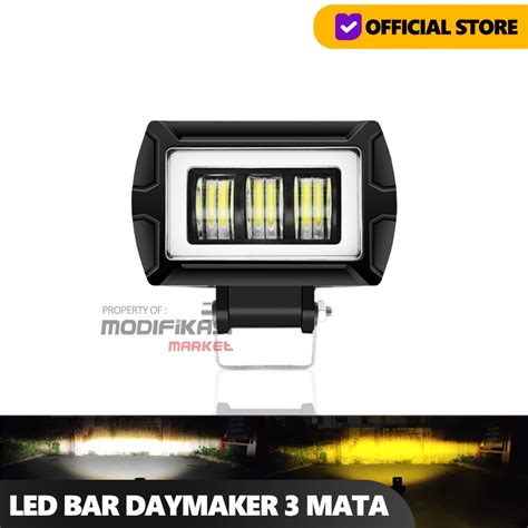 Jual Lampu Tembak Sorot LED Bar Mata LED CWL Angel Eyes DC V Shopee Indonesia