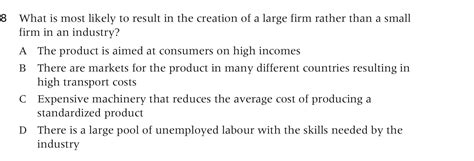 Hey Guys Im Stuck On This Econ Mcq Can Anyone Help R Igcse