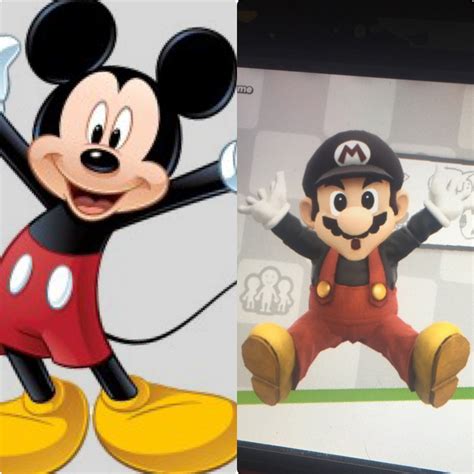 Mickey Mouse Themed Mario [super Smash Bros Wii U ] [mods]