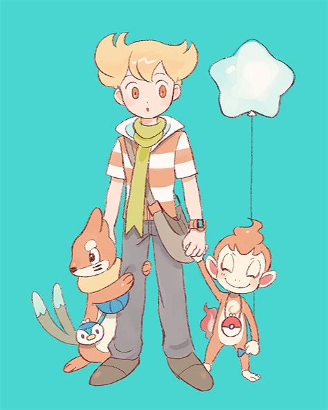 Nata Mmgt Nn Barry Pokemon Buizel Chimchar Piplup Nintendo