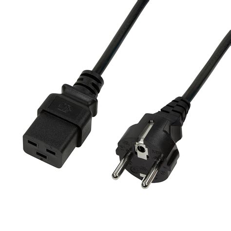 Netzkabel Cee77 Zu Iec C19 Schwarz 3 M Schutzkontakt Netzkabel Strom 2direct