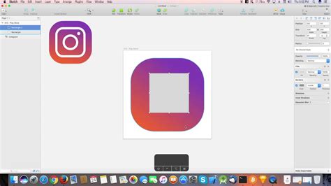 Sketch App Tutorials Instagram Icon Designed In Sketch Youtube