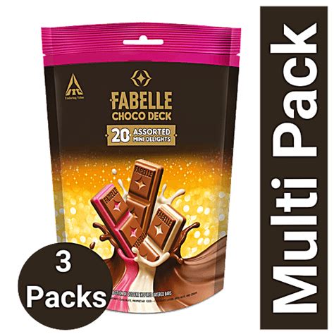 Buy Fabelle Choco Deck Mini Delights Assorted Home Pack Online At Best Price Of Rs 450