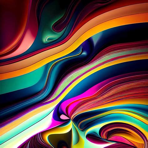 Premium Photo Multi Colored Abstract Liquid Texture