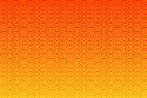 Pattern With Geometric Elements In Yellow Orange Tones Abstract