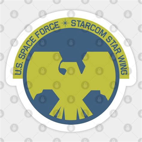 Starcom Star Wing Patch Starcom Sticker Teepublic