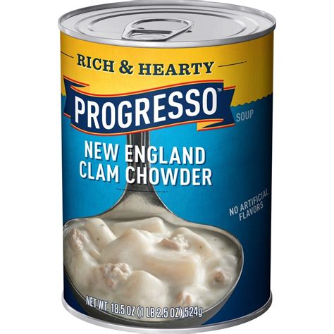 Progresso Rich Hearty New England Clam Chowder Soup 18 5 Oz Shipt