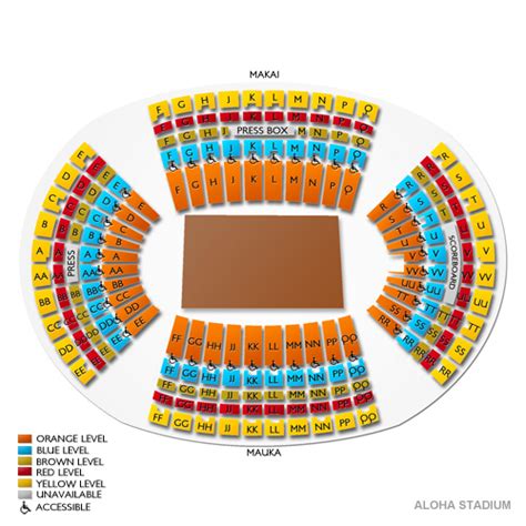 Aloha Stadium Seating Chart