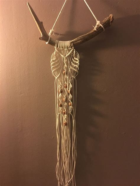 Antler Macrame Macrame Wall Hanging Antler Macrame Macrame