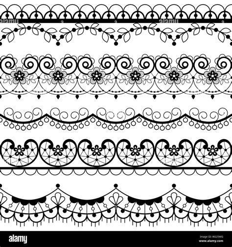 Lace Design Patterns Drawings