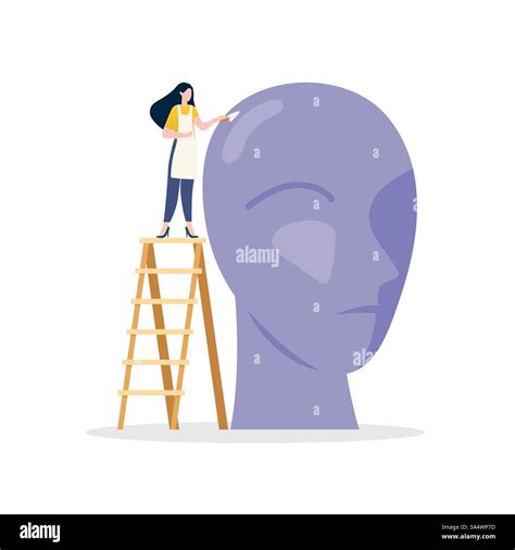 Art Class Scene With Miniature People Art School Subject Vector