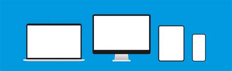 전자 장치 모형 세트 인포그래픽 또는 프레젠테이션 Ui 디자인 인터페이스 벡터 그림을 위한 현실적인 컴퓨터 노트북 태블릿 및