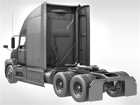 3d Mack Truck Model Turbosquid 1402456