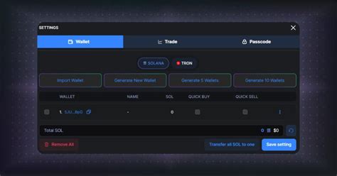 Mevx Settings Personalize Your Trading Experience Platform Trading Bot Mevx