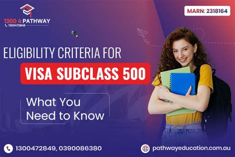 Eligibility Criteria For Visa Subclass 500 What To Know