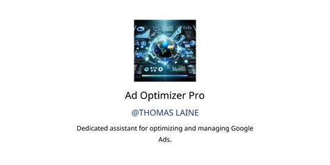 Ad Optimizer Pro Gpts Features And Functions Examples And Prompts Gpt Store