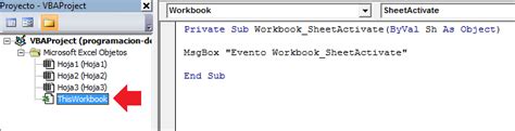 Programación de eventos en Excel Excel Total