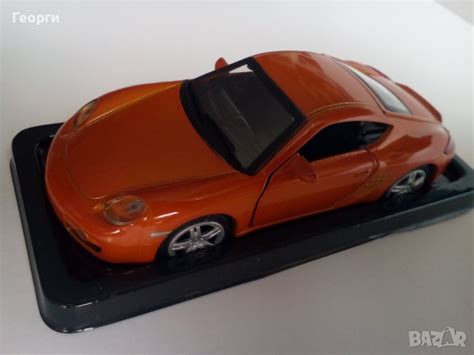 Количка макет умален модел автомобил мащаб 1/43 Porsche Cayman Порше 1: ...