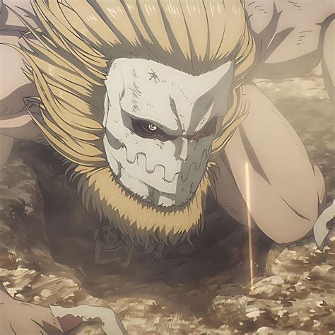 Anime Character With Blonde Hair And Big Eyes Beast Titan Pfp Beast