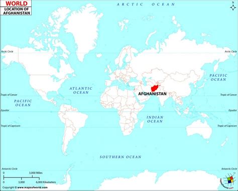 Afghanistan Location Map