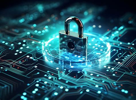 Cyber Security Data Security System Managing Digital Keys Cybersecurity Service Stock Image
