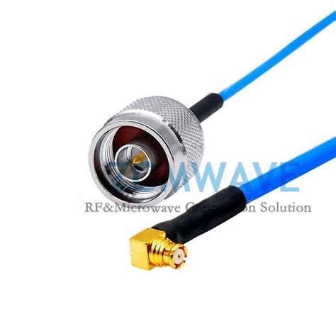 Smpgpo Female Right Angle To N Type Male Formable 086rg405 Cable