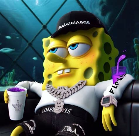Spongebob Drip Wallpaper
