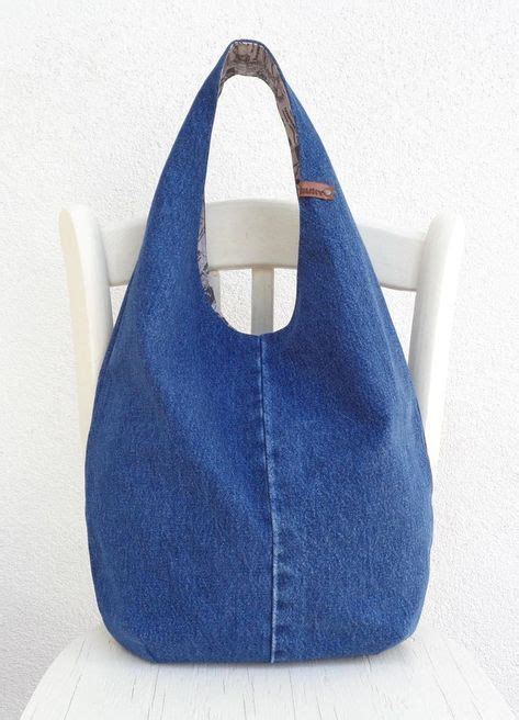 Sewing Pattern And Instructions To Make A Denim Hobo Bag How To Sew A