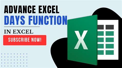 Learn Days Function In Excel In Easy Steps Step By Step Tutorial For