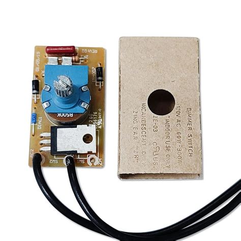Thinkstar Zing Ear Ze 03 Dimmer Switch Combo Kit Rotary 120vac 240vac 300w Max Repair Tools