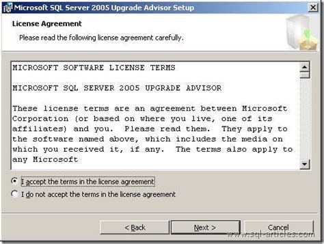 installing upgrade advisor sql articles