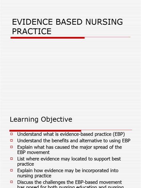 Study Material Powerpoint Ebp | PDF | Evidence Based Practice | Evidence Based Medicine