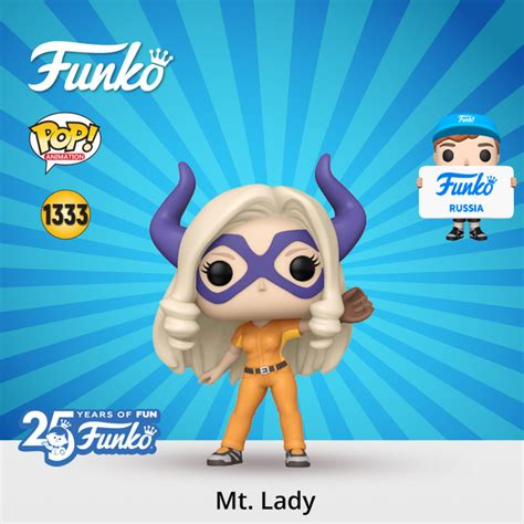 Funko Pop Animation My Hero Academia Hlb Mt Lady Baseball