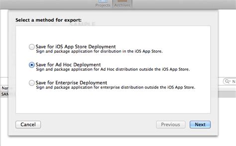Ios How To Create Ipa In Xcode 6 Stack Overflow