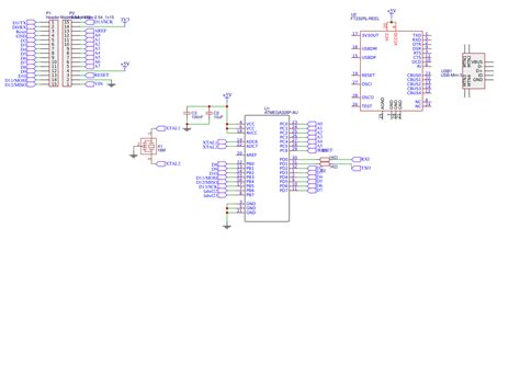 Arduino Nano Shema Resources EasyEDA