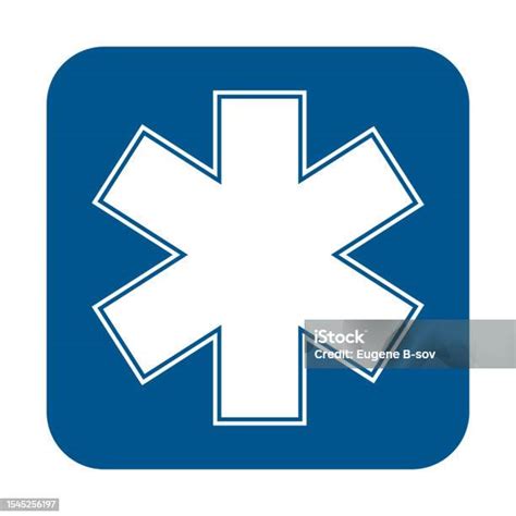 생명의 의료 기호 별입니다 병원 구급차 스타 글리프 스타일 픽토그램 건강 진단에 대한 스톡 벡터 아트 및 기타 이미지 건강