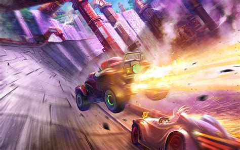 New Team Sonic Racing Screenshots Show Doctors Mine Track And More