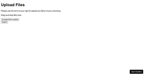 React Use File Upload Examples Codesandbox