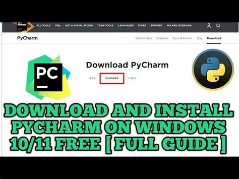 How To Install PyCharm IDE On Windows Free Update PyCharm For Python Developers