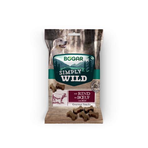 Bogar Simply Wild Rind Hund Gourmet Snacks Bogar
