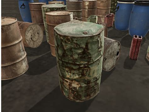 Barrels Set D Unity Asset Store