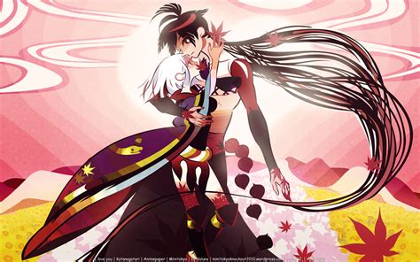 Togame And Shichika Yasuri Katanagatari Hd Wallpaper