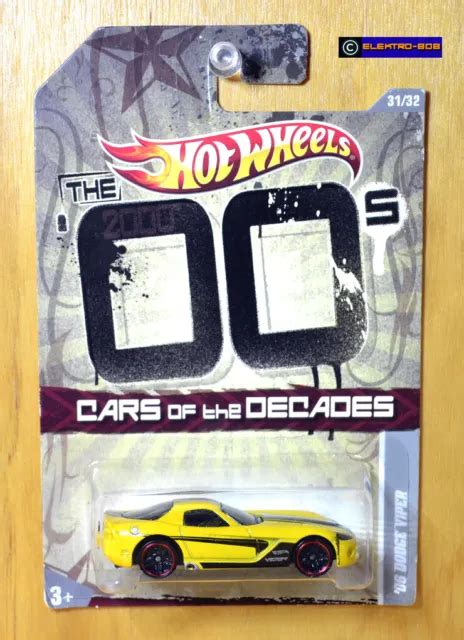 Hot Wheels 06 Dodge Viper Error Small Rear Wheels Decades Newxhtf E 808 2502 Picclick Ca